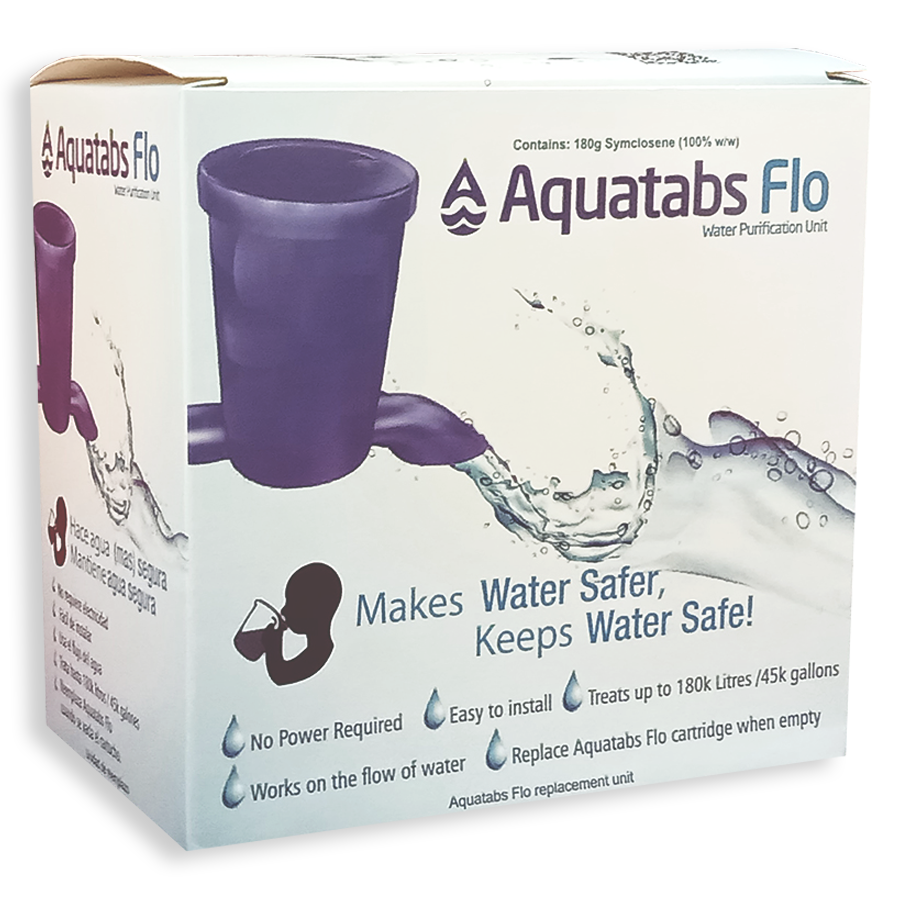 Aquatabs Flo - Drinking Water Cartridge - hygiene4less