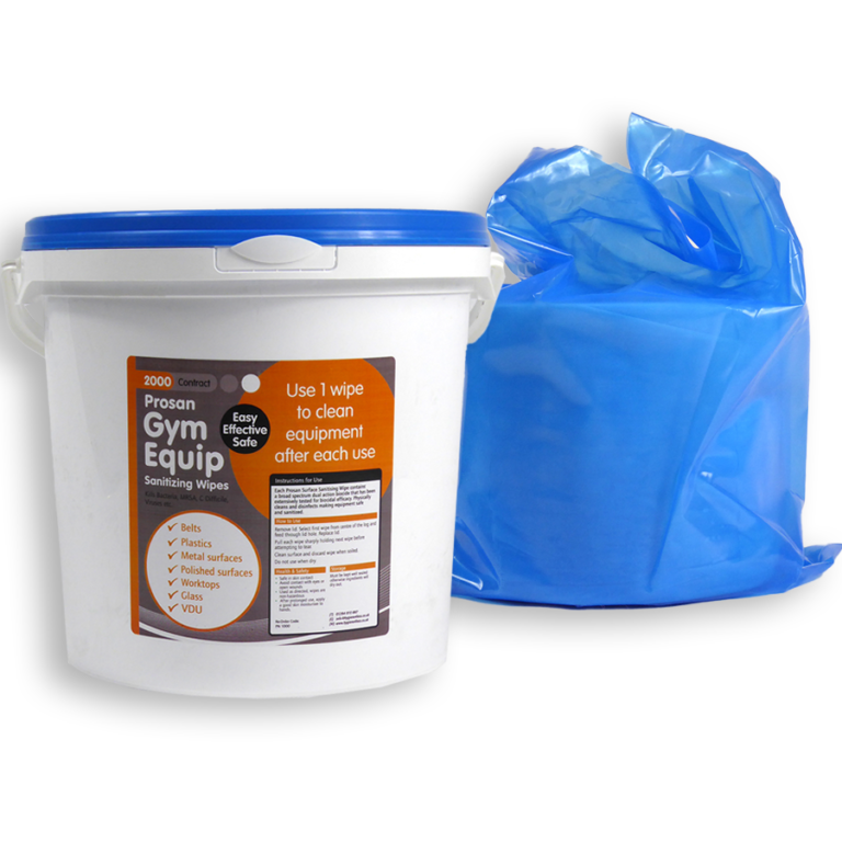 Gym Equipment Wipes - 2000 Sheet Buckets & Refills - hygiene4less