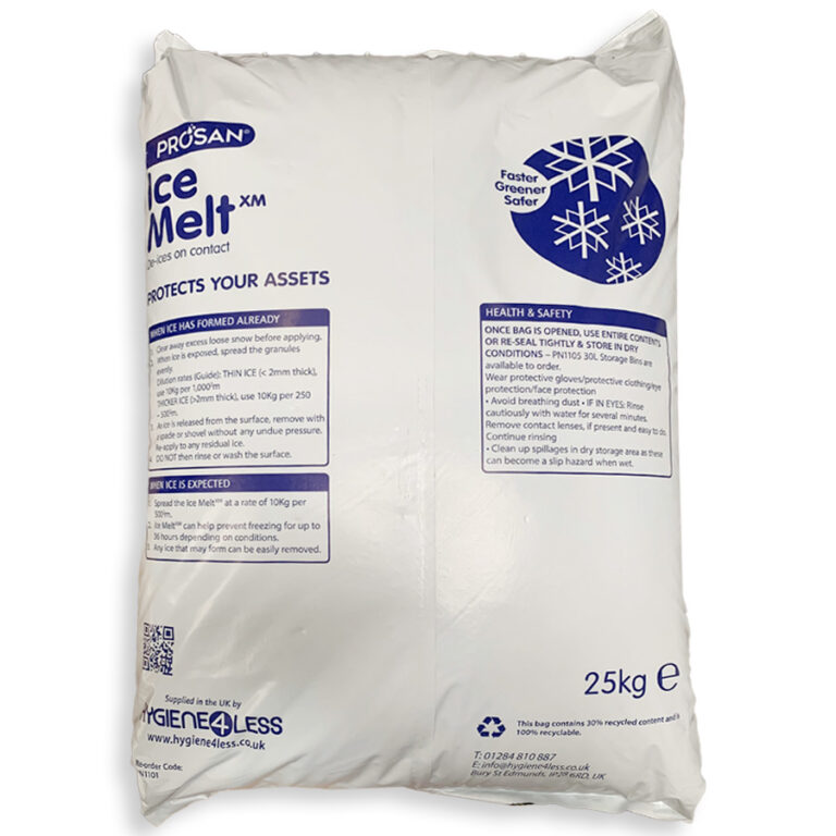 Ice Melt Granules - 25 Kg Sack. BEST BUY - hygiene4less