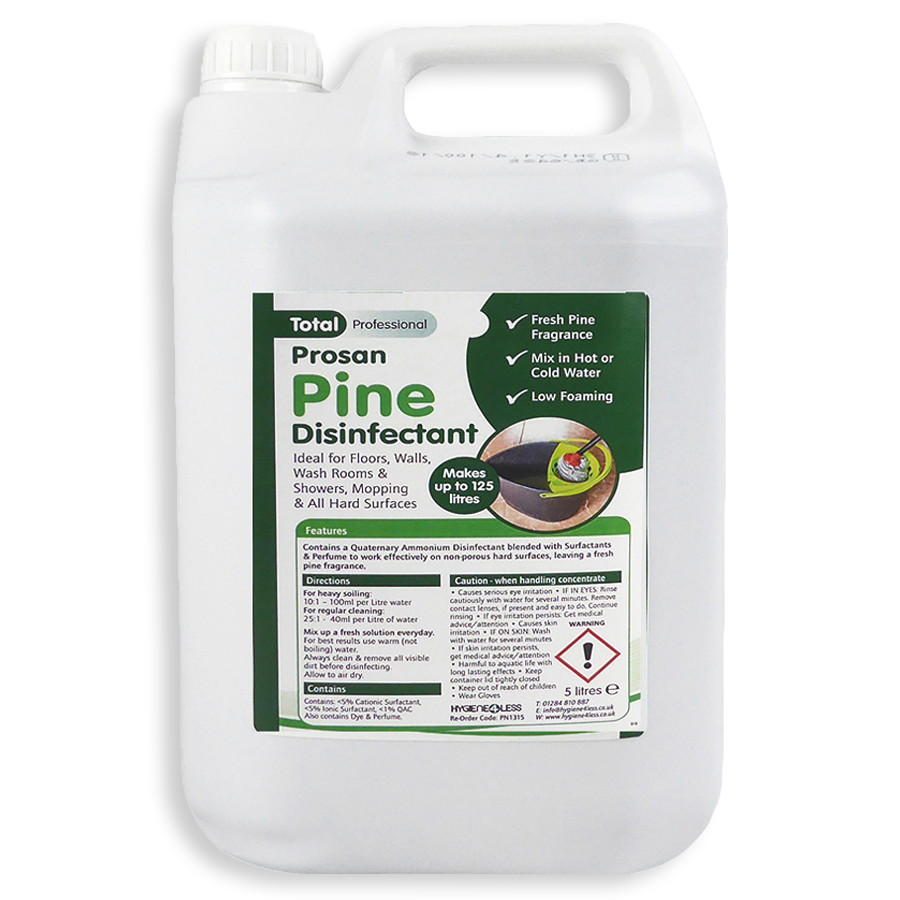 Prosan Pine Disinfectant 5 Litres - hygiene4less