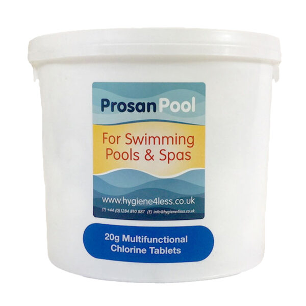 PN953 20g Multifunctional Trichlor Tablets 5Kg Bucket - hygiene4less